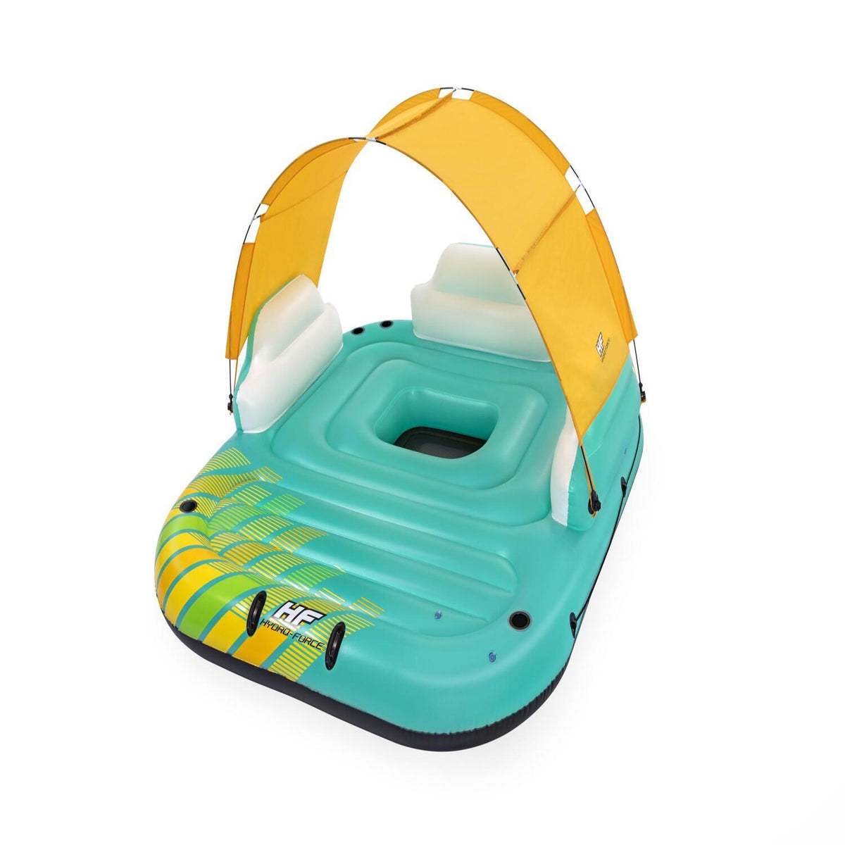 Flotador Isla Inflable Hydro-Force™ 5 Personas con Techo – Getway